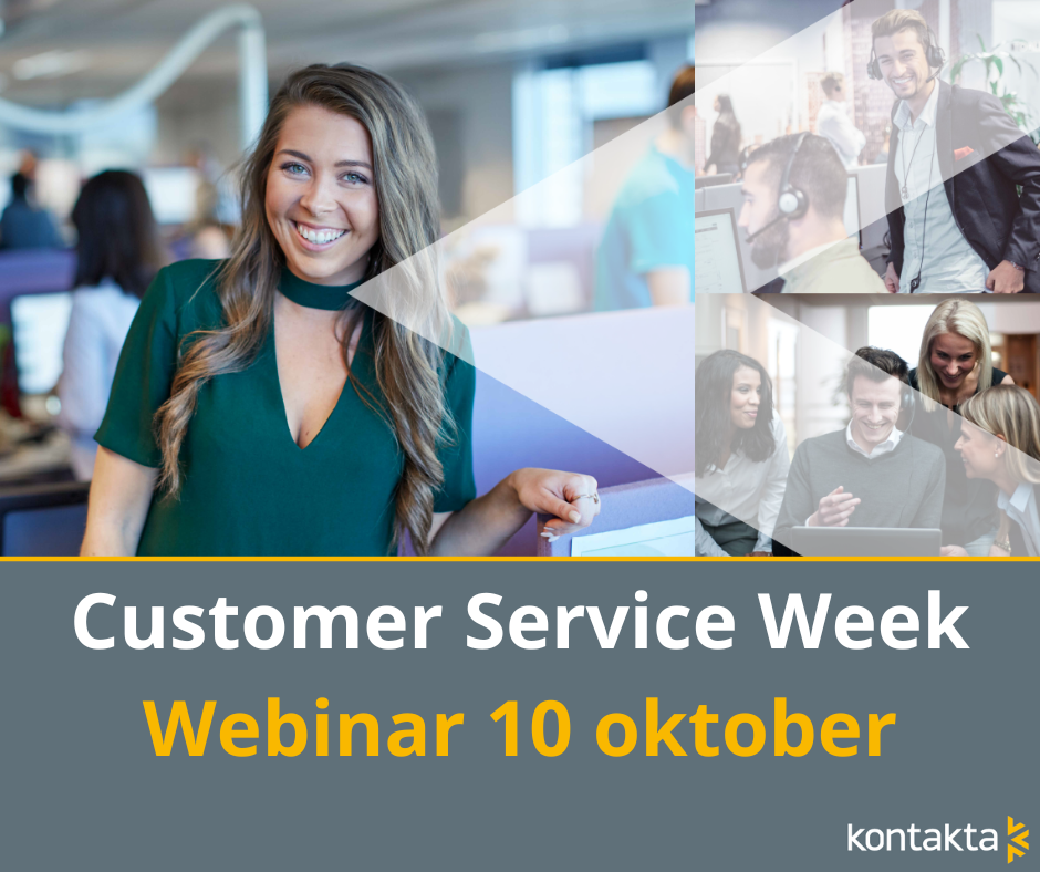Kontakta Customer Service Week webinar: Så hanterar du arga och ...